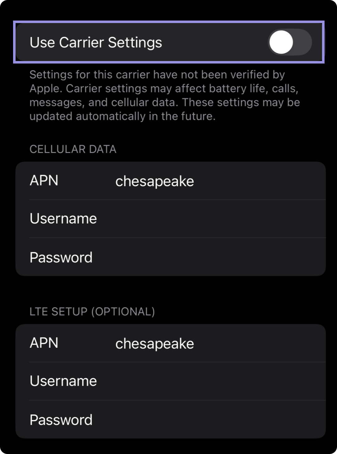 Apn Configuration Guide Cape